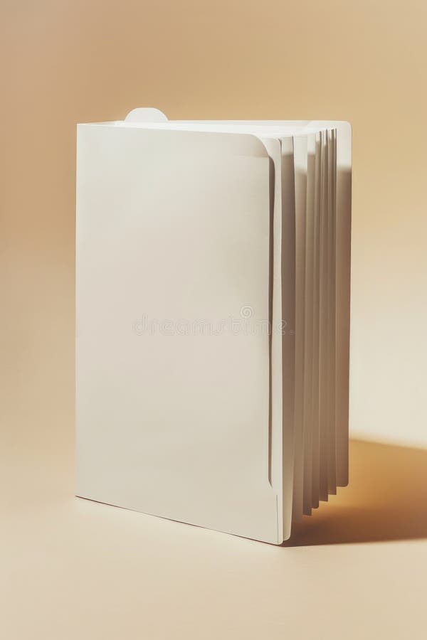 A Collection of White Folders Stacked on a Table, Possibly Containing ...