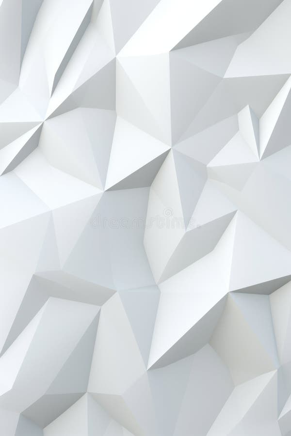 A Collection of White Paper Triangles. Great for Backgrounds Stock ...