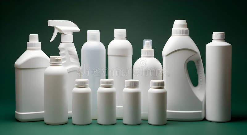 Different White Plastic Bottles Stock Illustrations – 1,881 Different ...