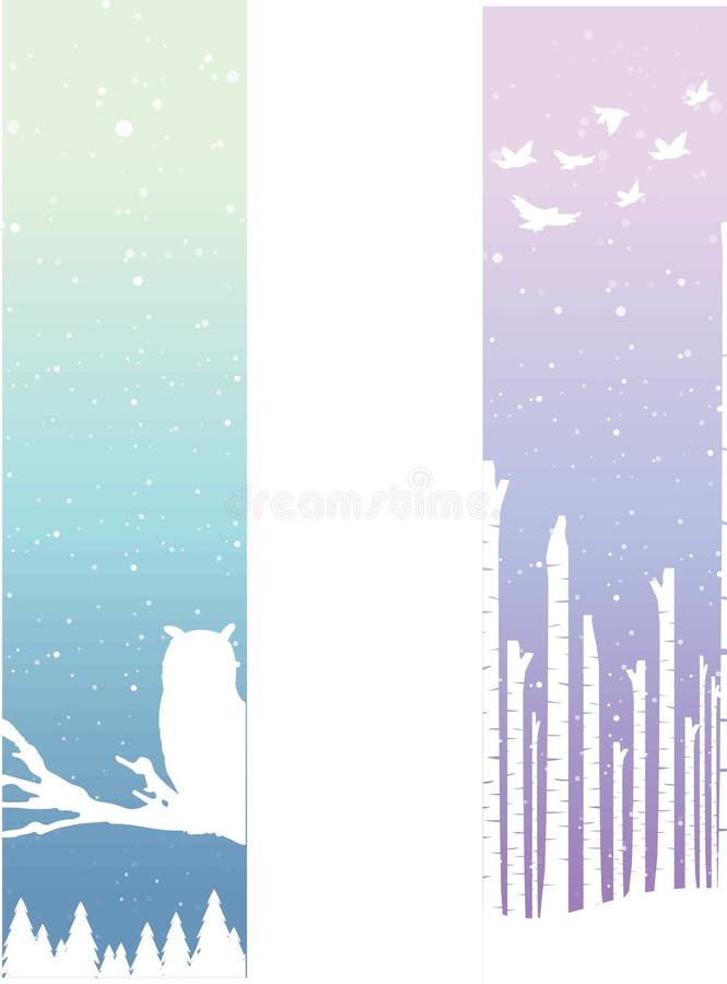 Collection of Winter Banner Designs. Vector Illustration Decorative ...