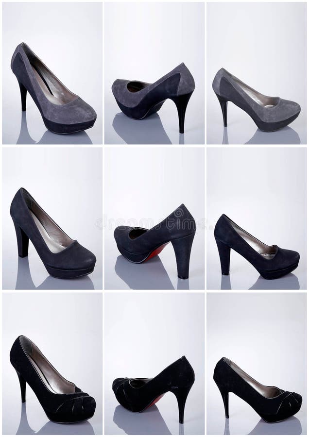 Collection of woman shoes stock image. Image of assortment - 43110903