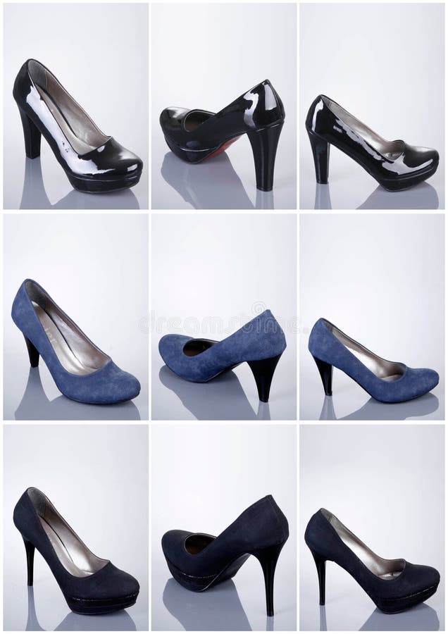 Collection of woman shoes stock image. Image of collection - 43110921