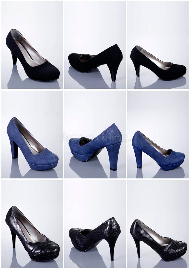 Collection of woman shoes stock photo. Image of female - 43110990