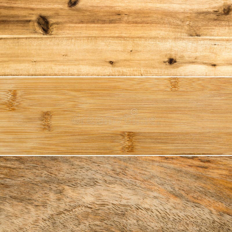 Collection of 3 Wood Texture Backgrounds Stock Photo - Image of pattern ...