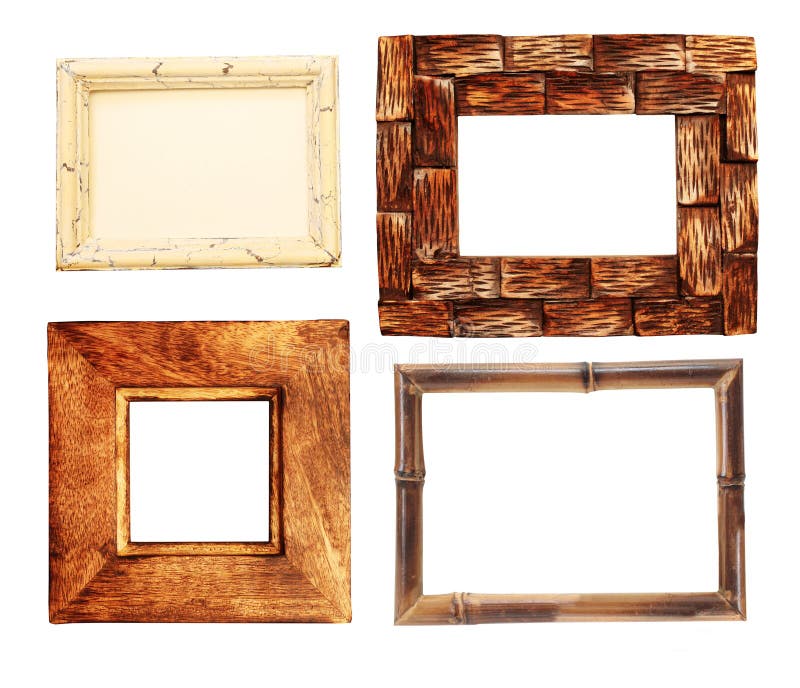 Collection of Wooden Frames Stock Image - Image of carving, decor: 29155077