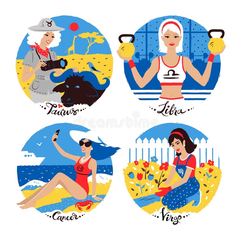 Collection Of Zodiac Signs Stock Vector Illustration Of Esoteric