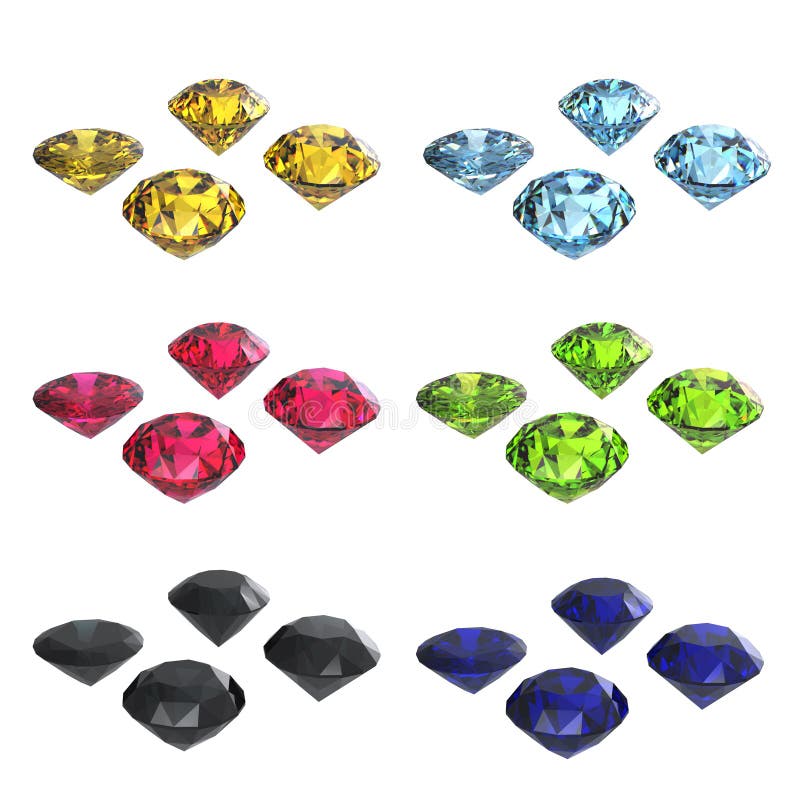 Big unique gems collection stock photo. Image of citrine - 7425460