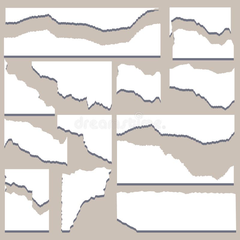Collections of Vector Torn Ripped Paper Sheet Textures Vector Stock ... Collections of Vector Torn Ripped Paper Sheet Textures Vector Stock ...