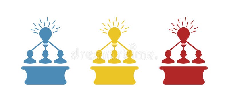 Collective Idea Icon, Vector Illustration Stock Vector - Illustration ...