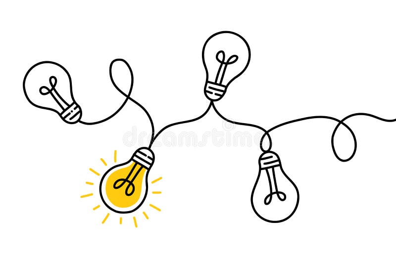 Collective Intelligence or Idea Concept Stock Vector - Illustration of ...