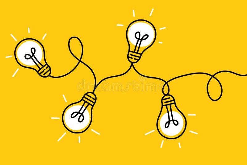 Collective Intelligence or Idea Concept Stock Vector - Illustration of ...