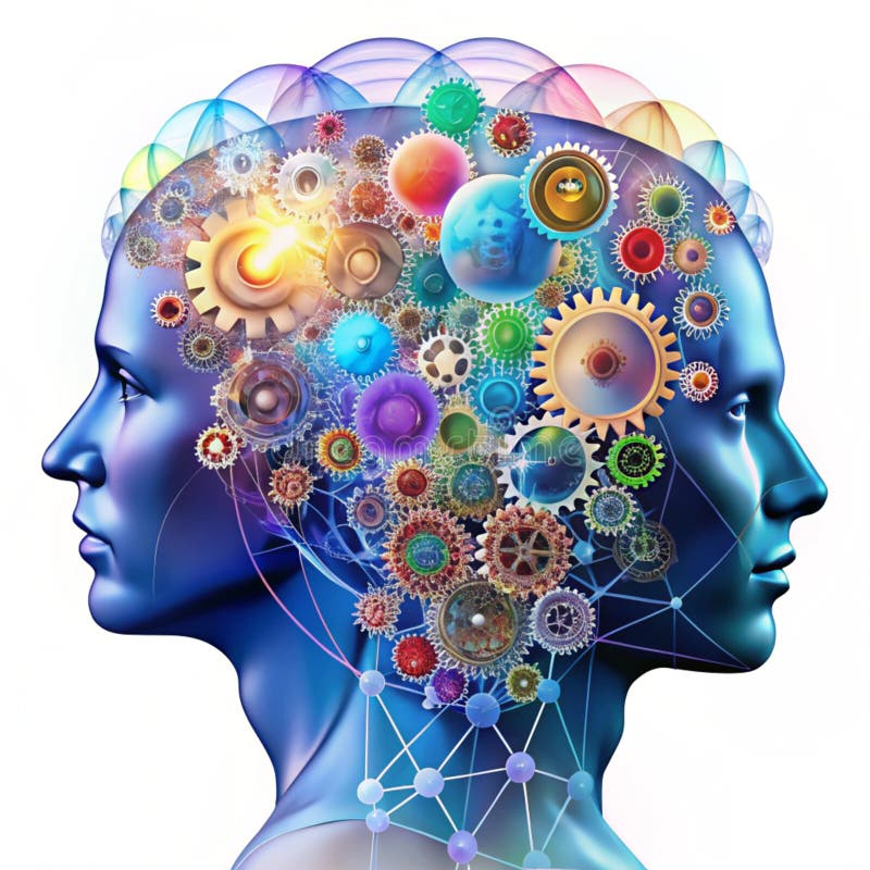 Collective Mind Process Representation in Digital Stock Illustration ...