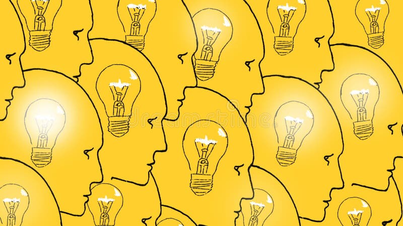 Collective Thinking, Creativity and Teamwork Stock Video - Video of ...