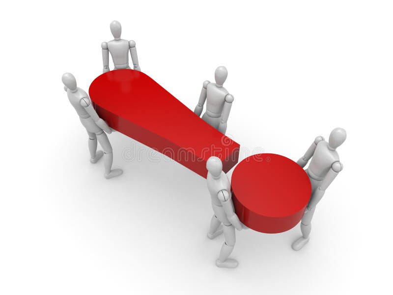 The Collective Tries To Draw Attention! Stock Illustration ...