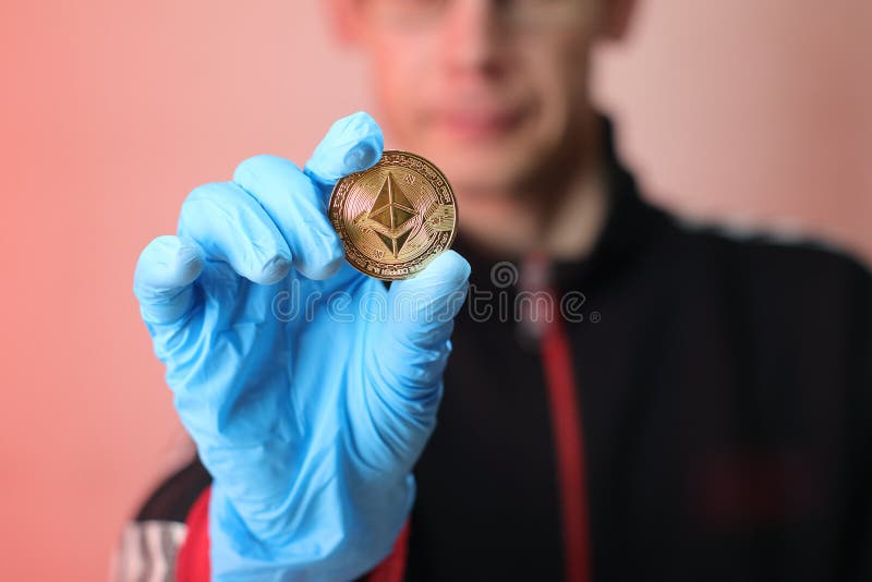 Collector Coin in Hand with Person Stock Photo - Image of collector ...