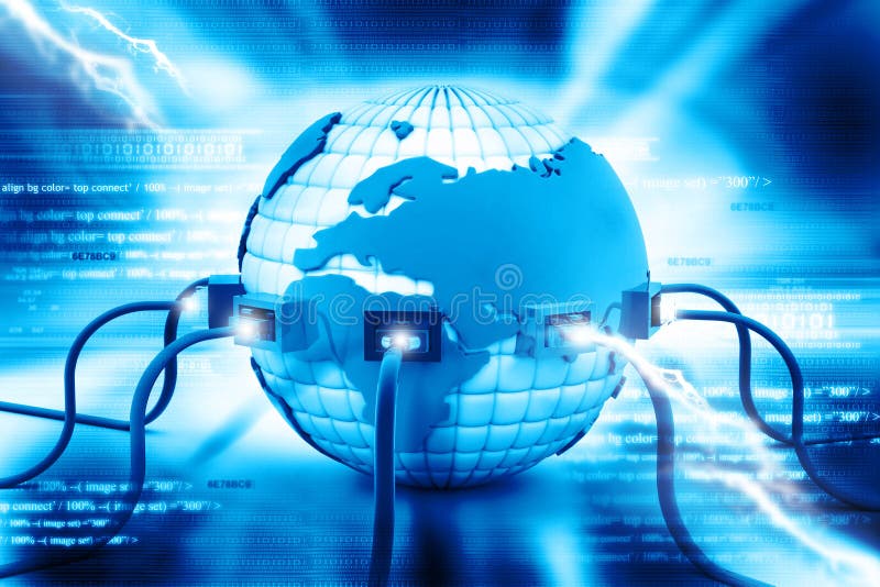 Icona Del Collegamento a Internet Illustrazione Vettoriale ...