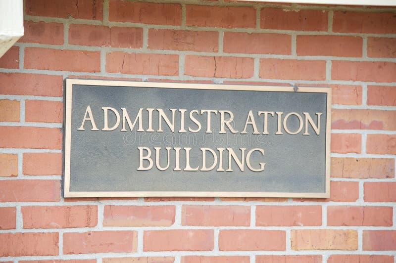 557 College Administration Building Sign Stock Photos - Free & Royalty ...