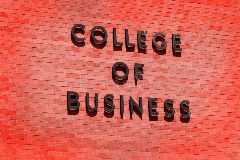 College of Business for Education Stock Photo - Image of income ...