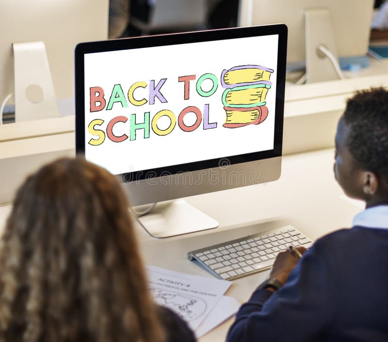 College Classmate Computer Focus Concept Stock Photo - Image of college ...