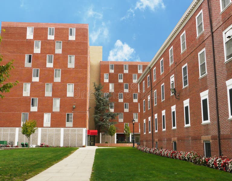 College Dormitory stock image. Image of campus, rutgers - 16659201