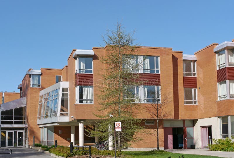 College dormitory building stock image. Image of modern - 31972945