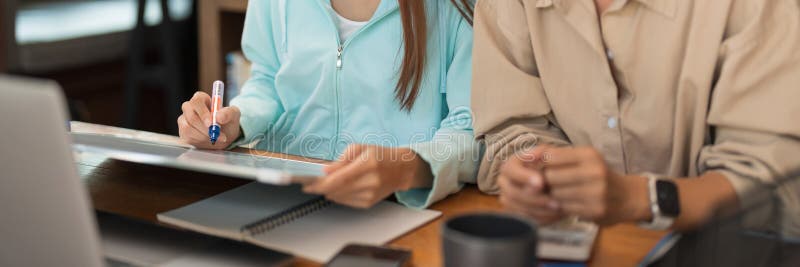 College Education Concept, Teenage Girl Taking Quiz of Tutor on ...