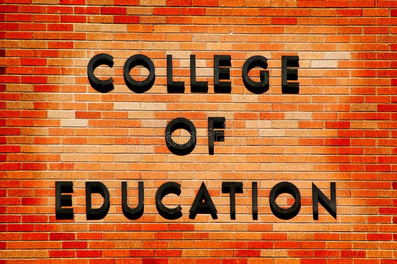 College of Education sign stock photo. Image of sign - 25456830