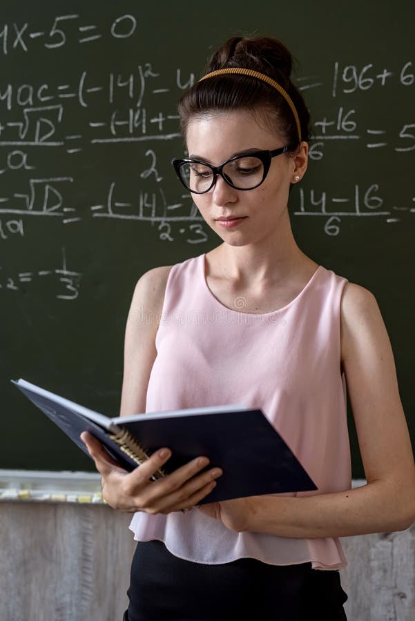 Woman Writing Mathematical Equations Stock Photos - Free & Royalty-Free ...