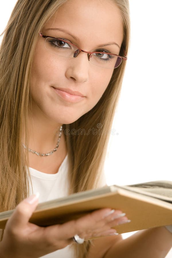 630+ College girl book isolated white Free Stock Photos - StockFreeImages
