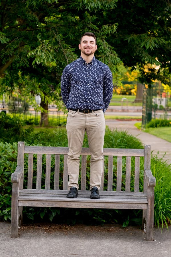 College Grad on Campus in Oregon Stock Photo - Image of college ...