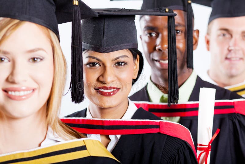 Graduates grab job stock photo. Image of diploma, american - 24021682