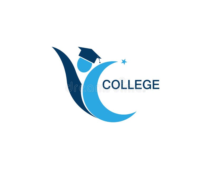 College Icon and Symbol Vector Template Illustration Stock Illustration ...