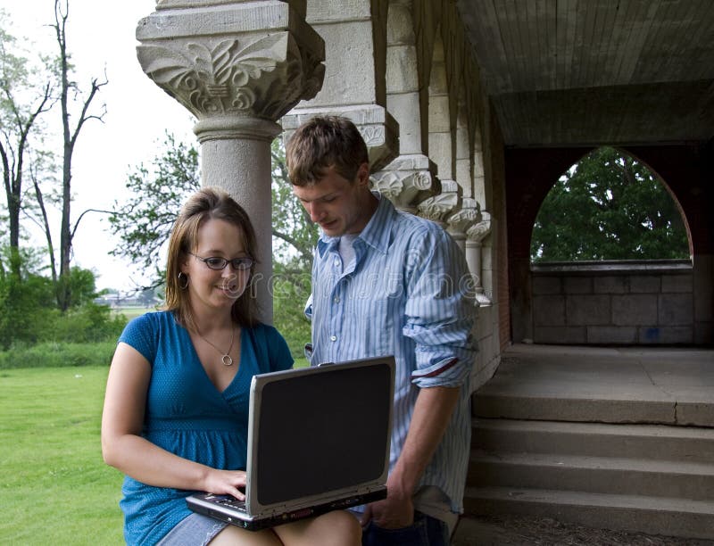 College kids stock image. Image of homework, attractive - 6806139