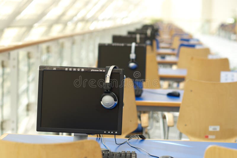 College library stock image. Image of library, interior - 12669559