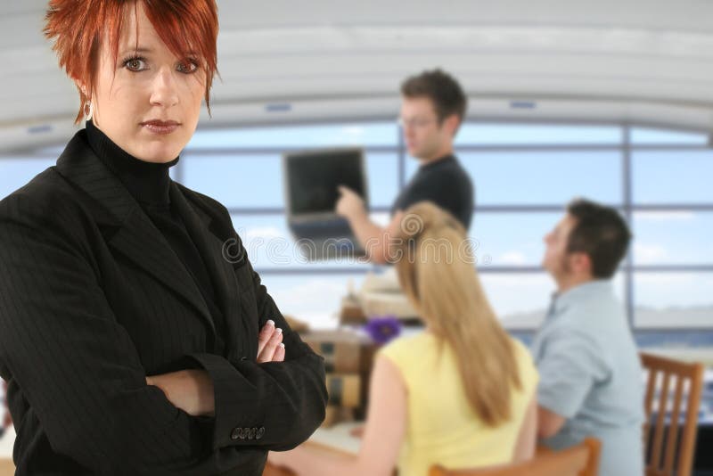 College Professor Teacher and Students Stock Image - Image of education ...