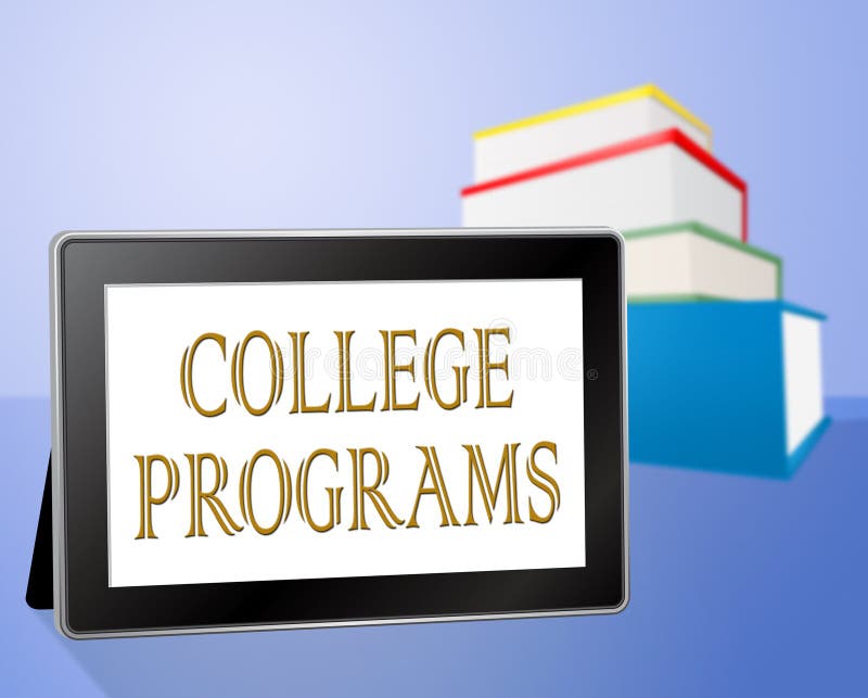 College Programs Means Schools Tablets and University Stock ...