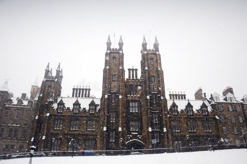 College snow stock photo. Image of city, architecture - 17588214