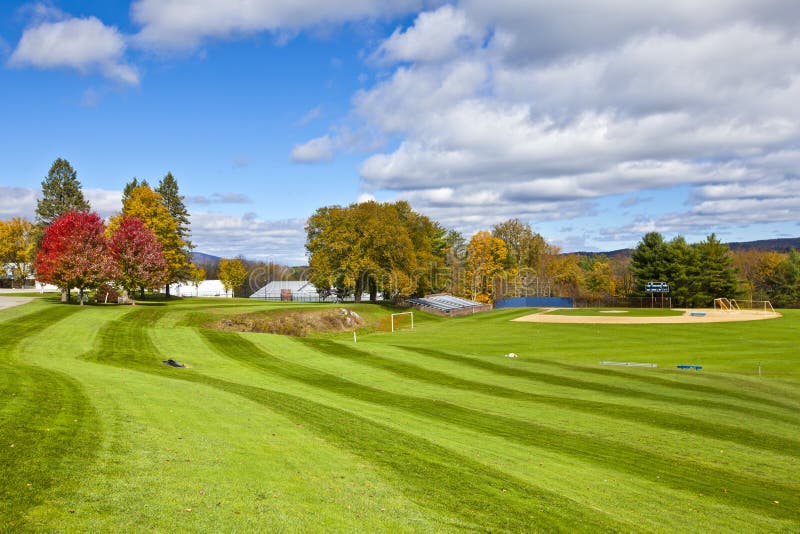 College sports ground stock image. Image of high, grounds - 27242579