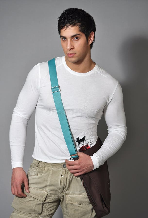 College student. stock photo. Image of male, cute, portrait - 18632082