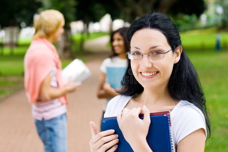 College student stock image. Image of friendly, book, education - 9525683
