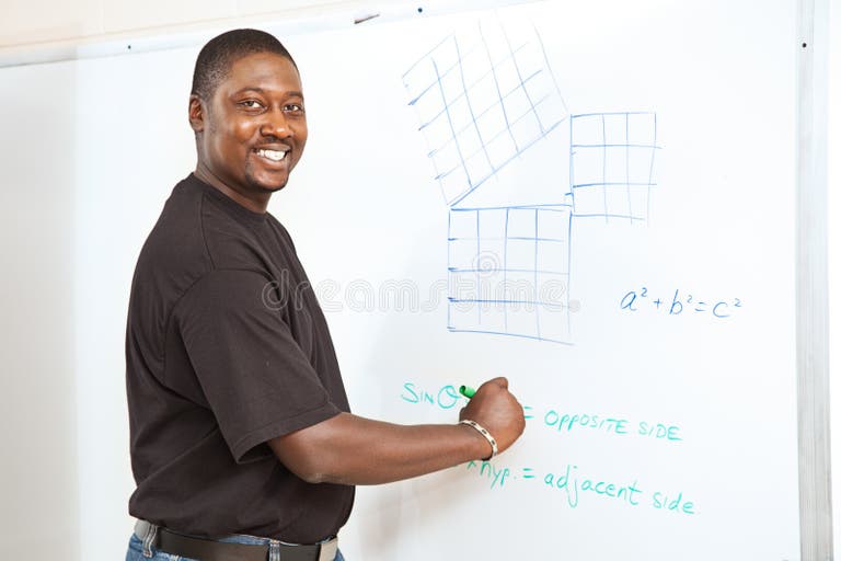 College Student - Advanced Math Stock Photo - Image of math, ethnic ...