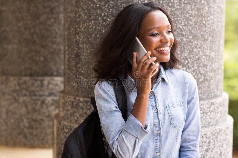 African Call Center Operator Stock Image - Image of operator, girl ...