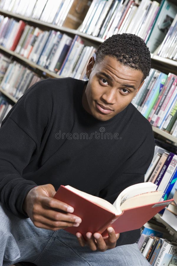 College Student Reading a Book Stock Photo - Image of novel, portrait ...