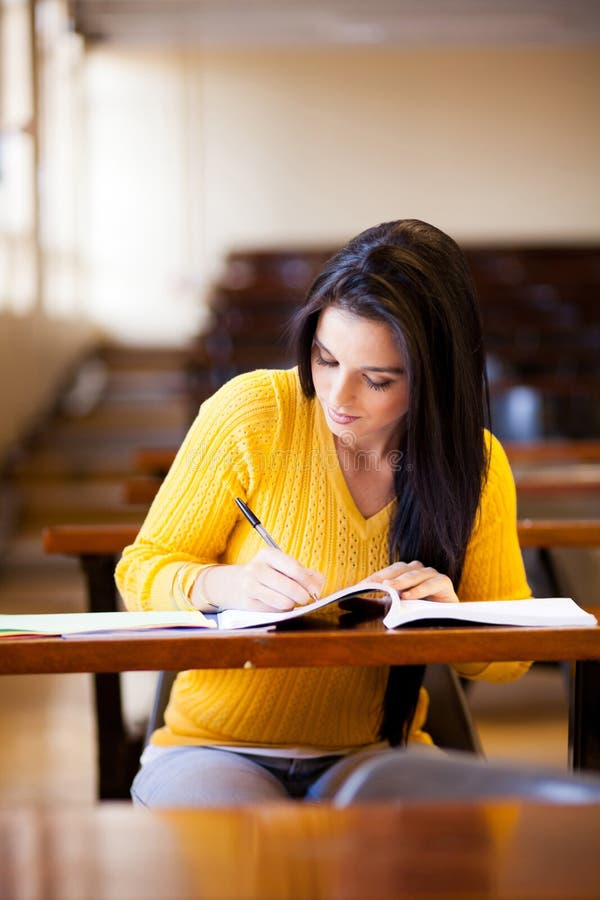 College girl stock photo. Image of girl, smiling, copyspace - 25855602