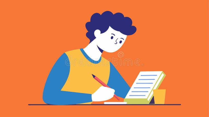 College Notes Student Taking Stock Illustrations – 320 College Notes ...