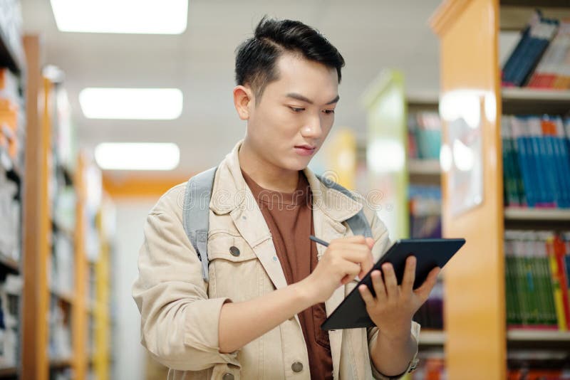 College Student Taking Notes Stock Image - Image of freshman, idea ...