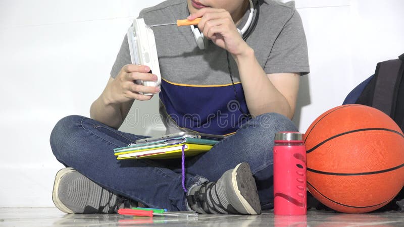 A College Student Using Tools Isolated Stock Video - Video of isolated ...