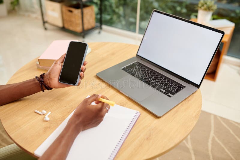 College Student Studying at Home Stock Photo - Image of coding, teenage ...