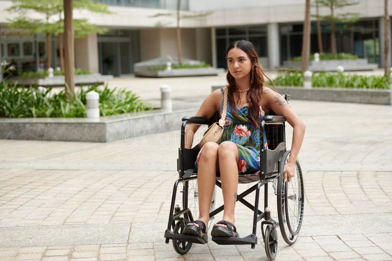 College Student in Wheelchair Stock Image - Image of a11y, portrait ...