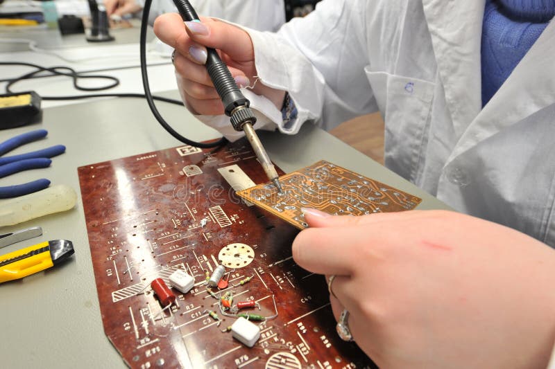Electrical Engineering Class Stock Image - Image of drawing, electrical ...